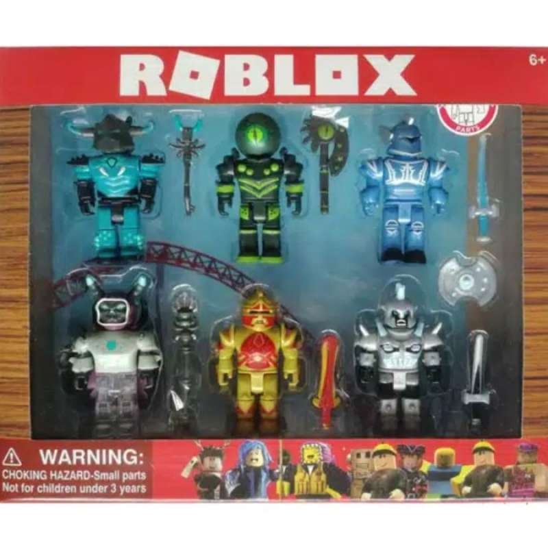 Promo Roblox Champions of Roblox 6 Figure Pack Diskon 23% di Seller ...