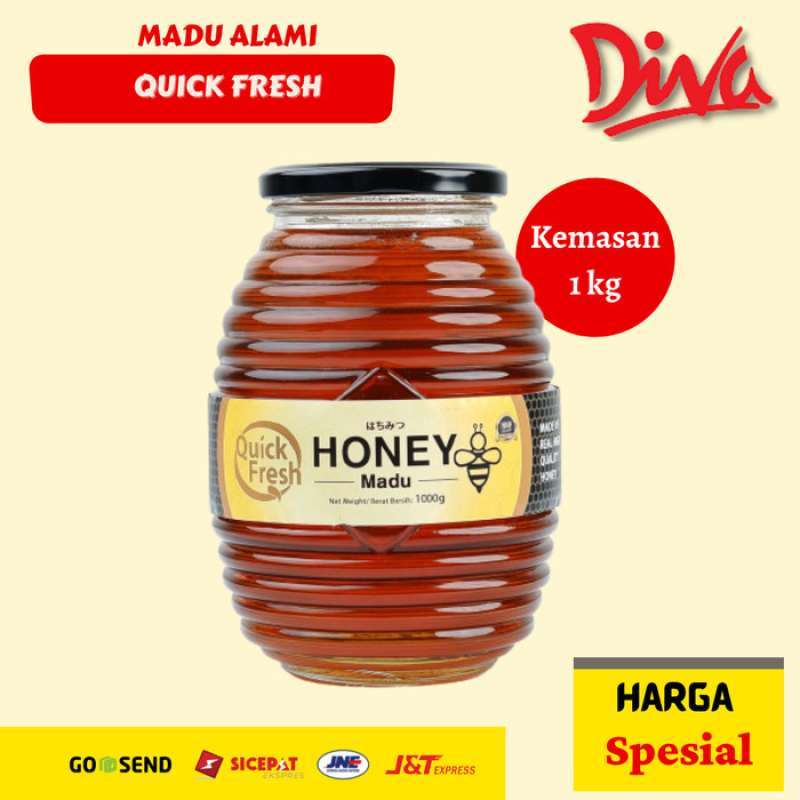 Promo Quick Fresh Honey / Madu 1 Kg (jar) Diskon 23% Di Seller Hikari ...