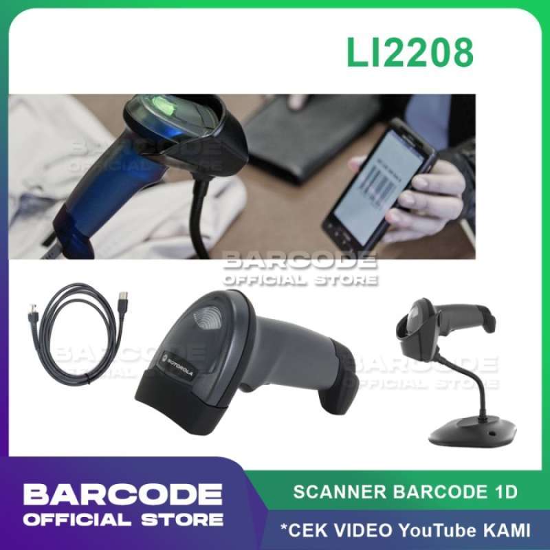 Promo 100% Produk Ori Scanner Barcode Pemindai Barcode Batang / Garis ...