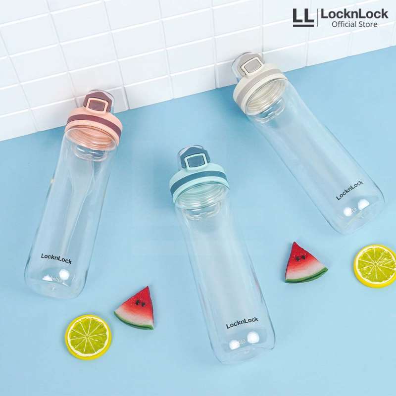Promo Locknlock Botol Minum One Touch Lock Bottle 610ml - Hap695 - Pink ...