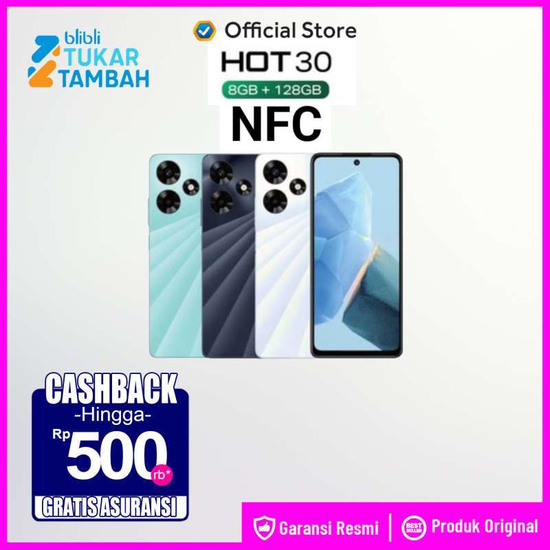 Jual Infinix Hot 30 NFC 8 256 GB Garansi Resmi Di Seller MacroPhone Official Store Cideng 2