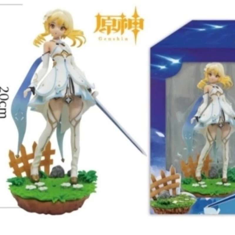 Promo Action Figure Genshin Impact Aether Lumine Barbara Diskon 23% di ...