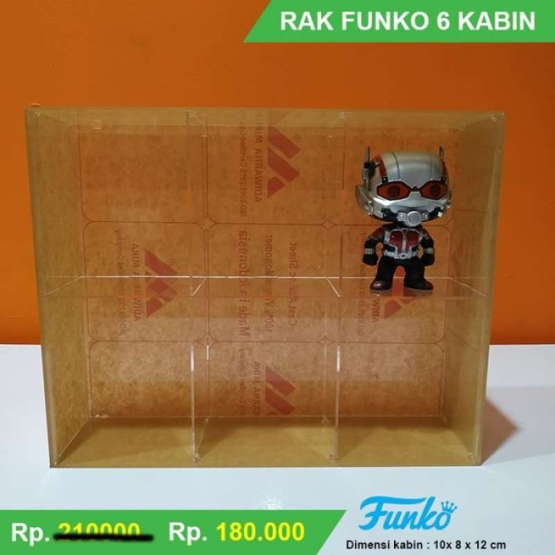 Promo Rak Pop Isi 6 Display Akrilik Diskon 23% di Seller Qairina Store ...
