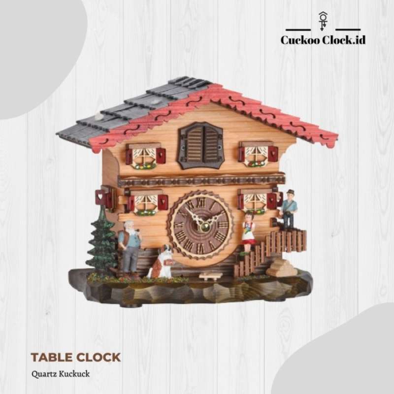 Jual Jam Meja Kukuk! Table Cuckoo Clock! Asli Jerman! Jam Cantik Merah ...