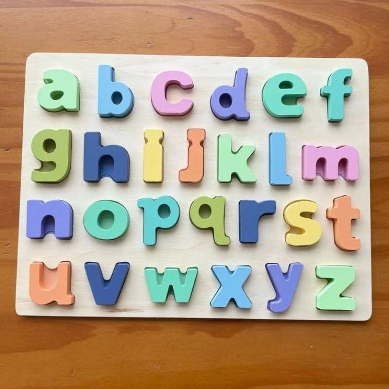 Jual Dolanan Edukasi Sensori Anak Puzzle 3D Puzel Pazel Pazzel Huruf ...