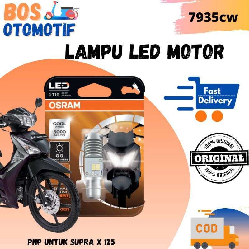Jual Lampu LED Motor Osram T19 Honda Supra X 125, FI, FI Helm In AC DC ...