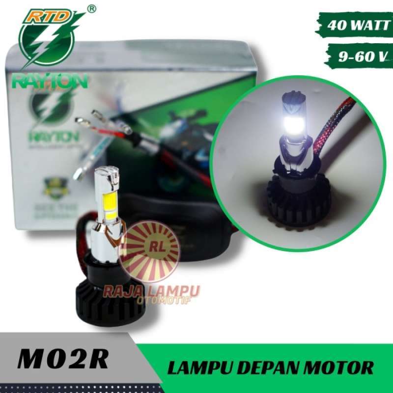 Promo ampu utama led rtd M02R senja melon h6 h4 40 watt ac dan dc Diskon 23% di Seller Minotur ...
