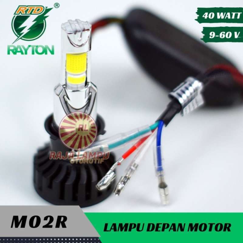 Promo ampu utama led rtd M02R senja melon h6 h4 40 watt ac dan dc Diskon 23% di Seller Minotur ...