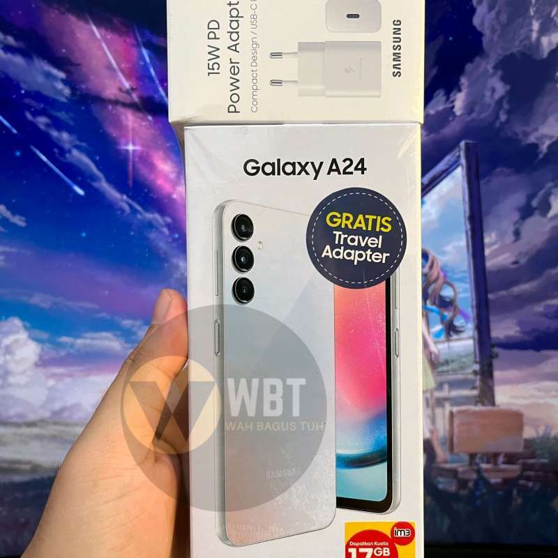 Jual Samsung Galaxy A24 8/128GB NFC FREE ADAPTER - Garansi Resmi di ...