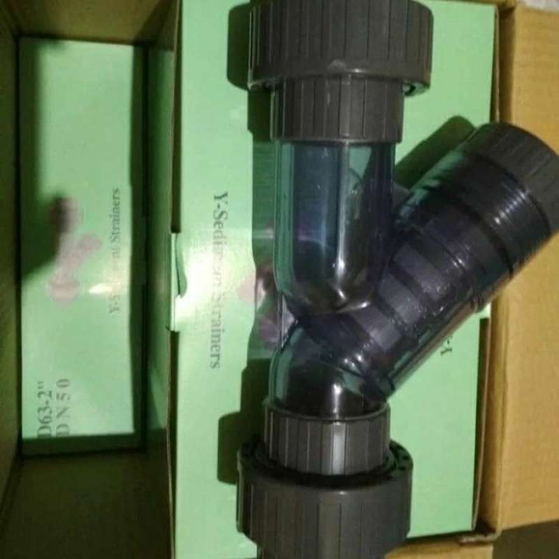Promo Y strainer PVC sock 2inch Y Saringan clear transparan socket ...