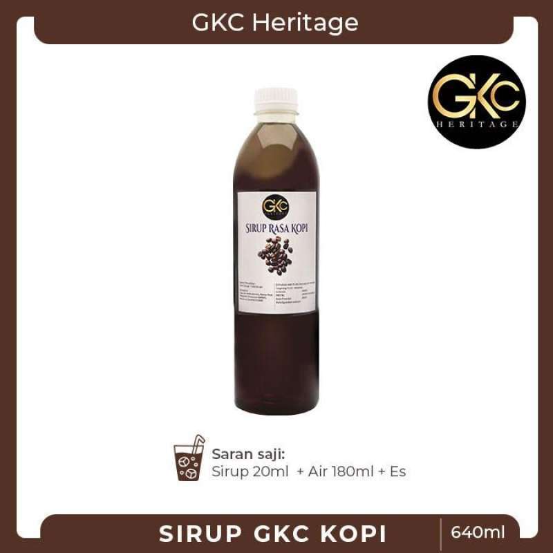 Jual Botol Sirup Minuman Kekinian Rasa Coffee Gkc Heritage Di Seller ...
