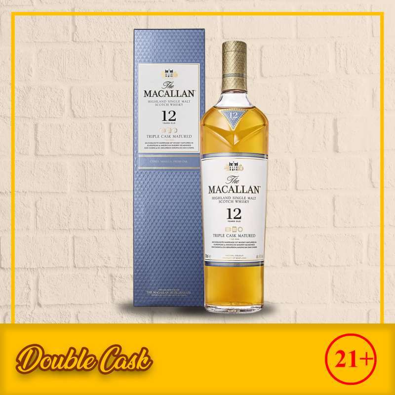 Promo Macallan 12 Years Old Triple Cask Single Malt Scotch Whisky 700ml ...