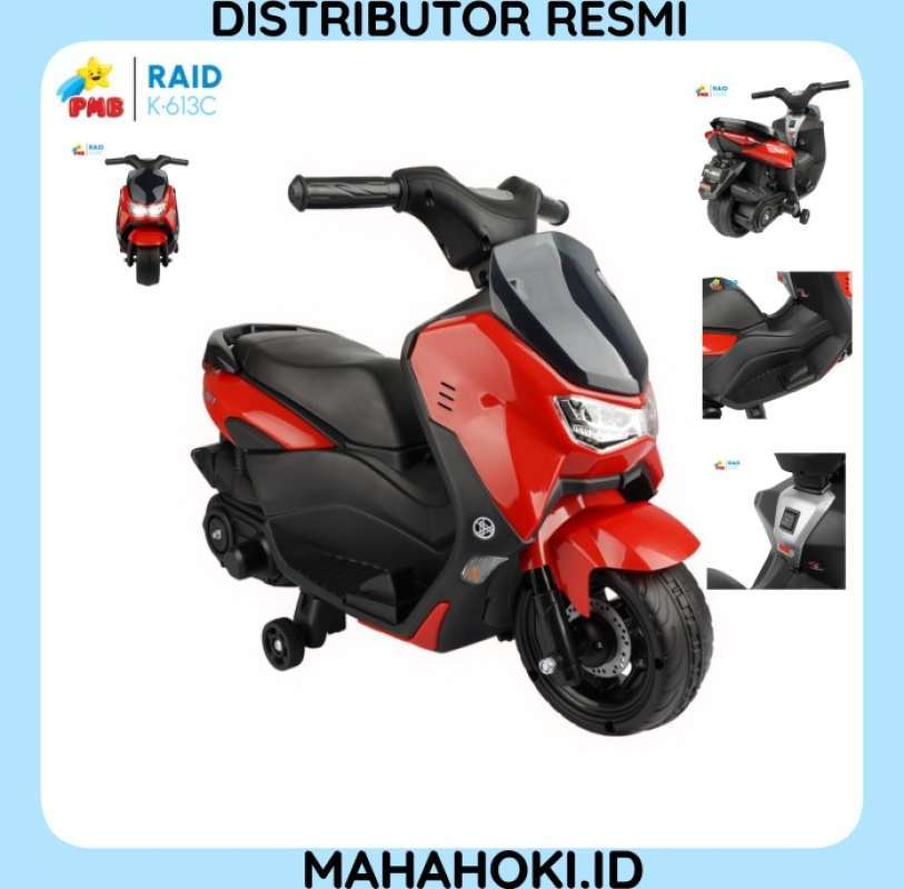 Promo MOTORAN AKI ANAK HONDA LISENSI RAID K613C PMB MOTOR LISTRIK ANAK ...
