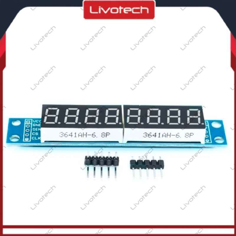 Jual Seven Segment 8 Digit Display Tube Max7219 7 Segmen Module Led 4 ...