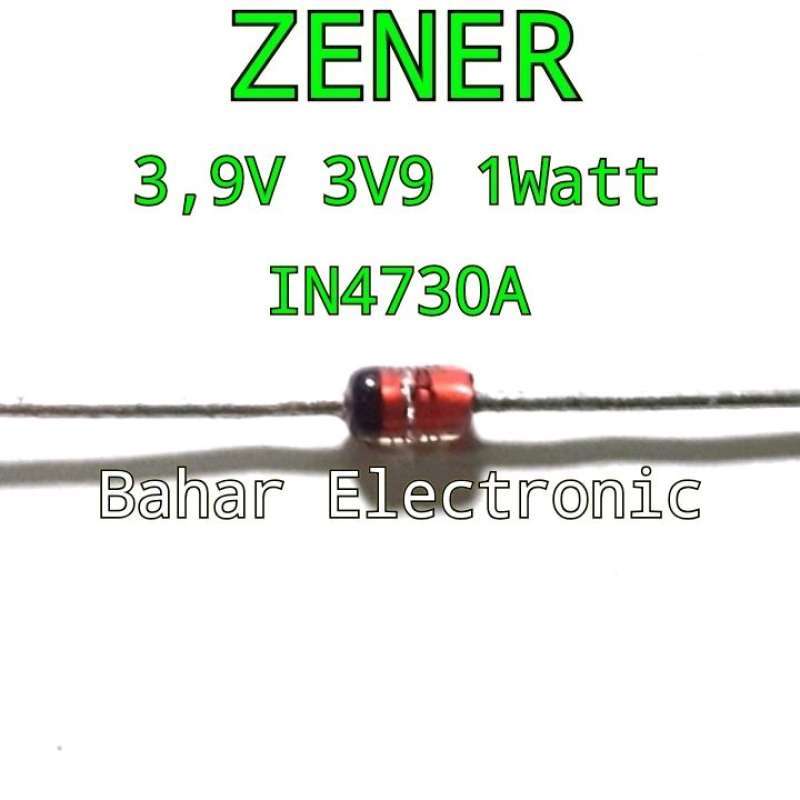 Jual Dioda Zener 3,9v 3v9 1w In4730a Di Seller Bahar Electronic ...