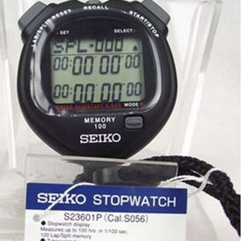Promo Seiko S23601p# stopwatch Seiko S23601P#stopwatch Seiko 100lap ...