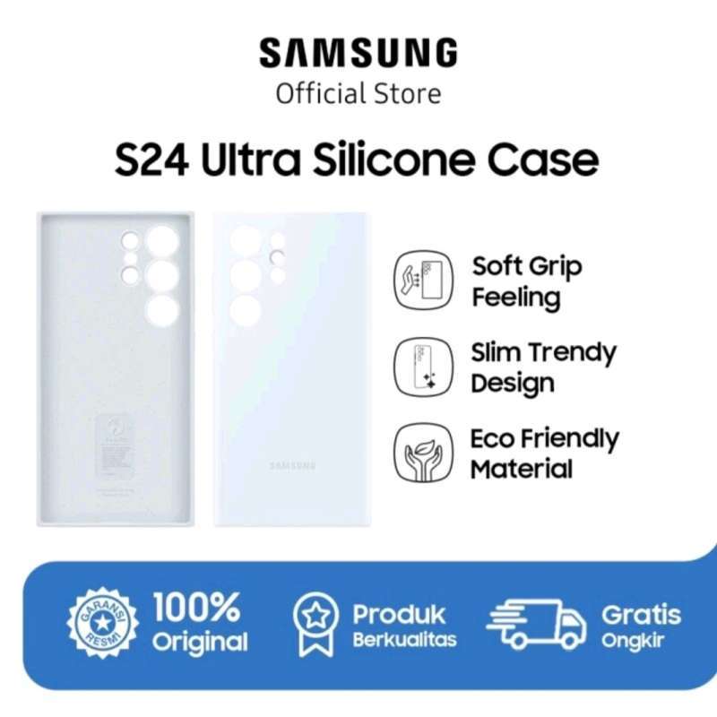 Promo Samsung Galaxy S24 Ultra Silicone Case - Original Diskon 4% Di Seller Rejodadi Gadget ...