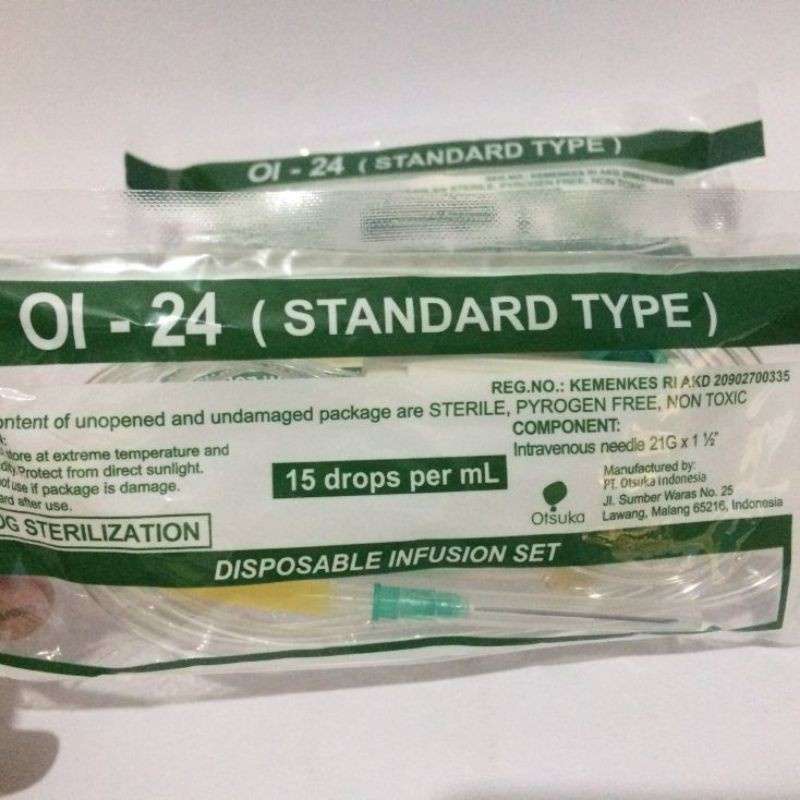 Jual Infuset Dewasa OI-24 Otsuka / Infusion set / Selang Infus di ...