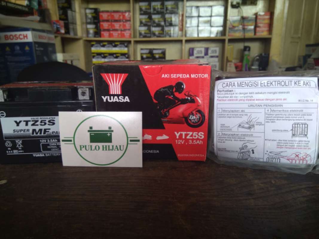 Promo Aki Motor Yamaha R15 Yuasa YTZ5S Aki kering GARANSI Diskon 3% di ...
