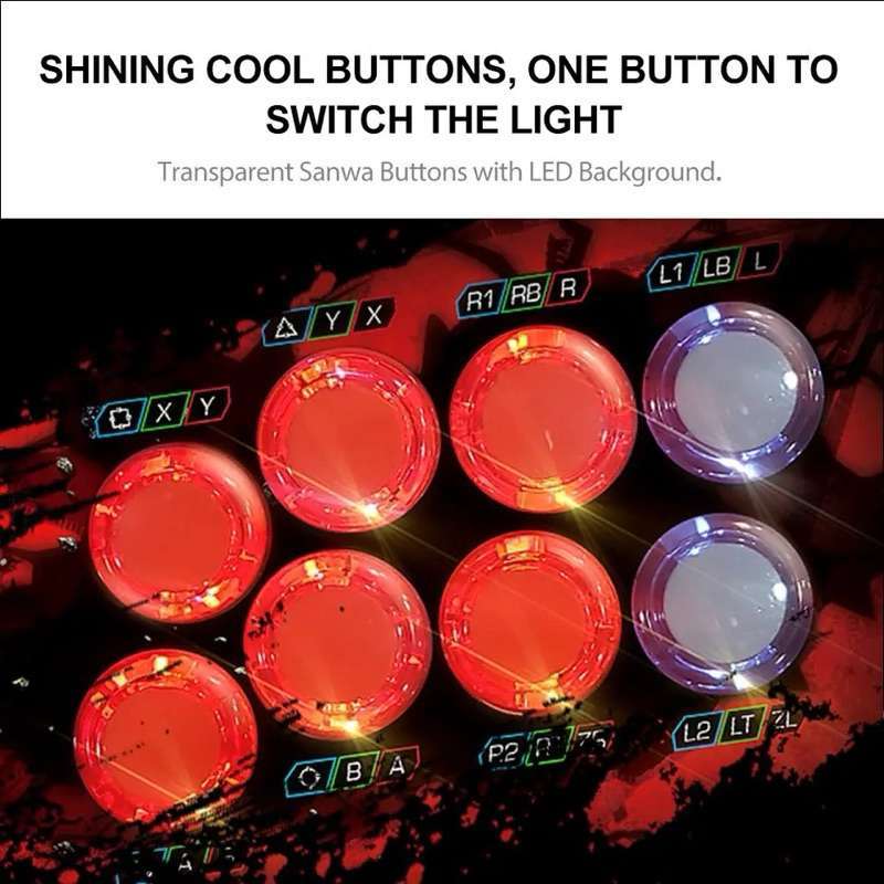 Jual PXN X9 Fight Stick Street Fighter Arcade Stick Game Fighting ...