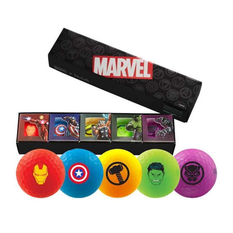 Promo Golf Volvik Marvel Edition 5 Ball Pack Bola Golf Original Diskon ...