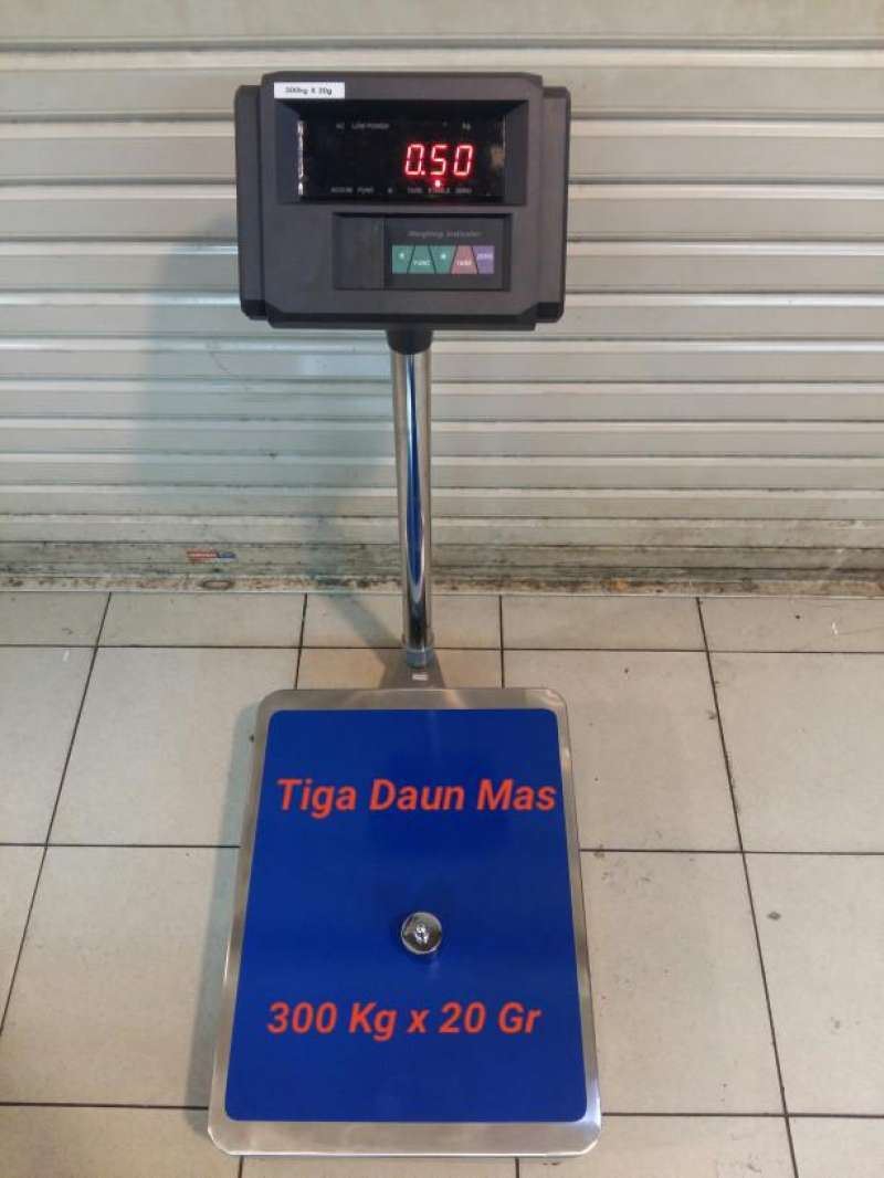 Jual Timbangan lantai timbangan barang digital timbangan A12E New 300kg di Seller TDM Grosir ...