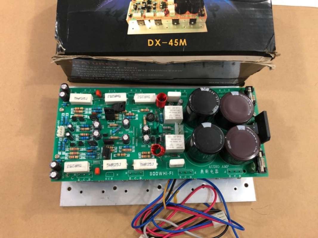 Promo DX45 Kit Power stereo 2 x 400w Built Up + Transistor Diskon 23% di Seller Azurestore ...