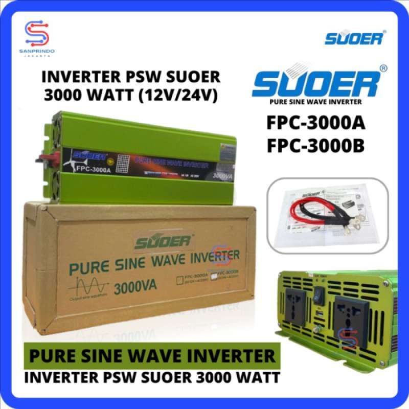 Promo Suoer pure sine wave inverter 3000 watt / PSW inverter 3000w ...