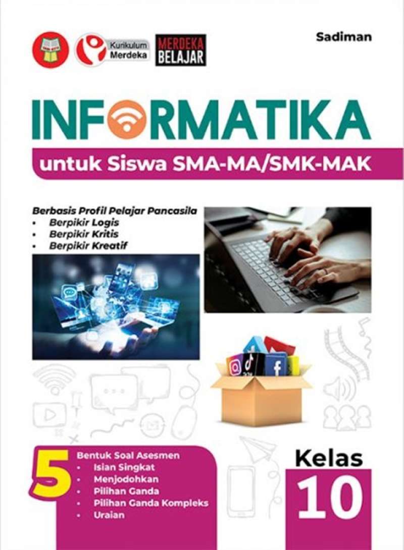 Jual Sma-ma/smk-mak Kls.x Informatika : Kurikulum Merdeka Di Seller ...