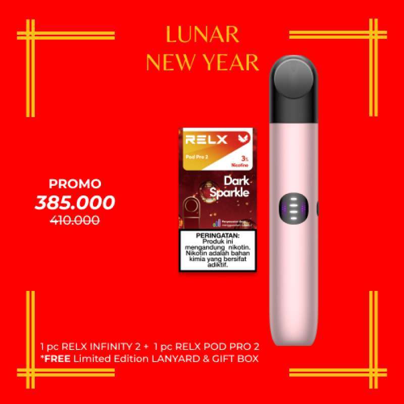 Jual RELX Bundle Infinity 2 Cherry Blossom Device and Pods - Hazelnut ...