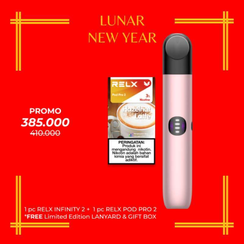 Jual RELX Bundle Infinity 2 Cherry Blossom Device and Pods - Hazelnut Latte di Seller Relx ...