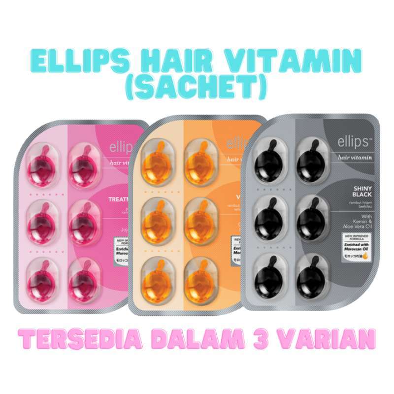 Jual Ellips Hair Vitamin - Smooth&shiny 6x1ml di Seller Wahyu Jaya ...