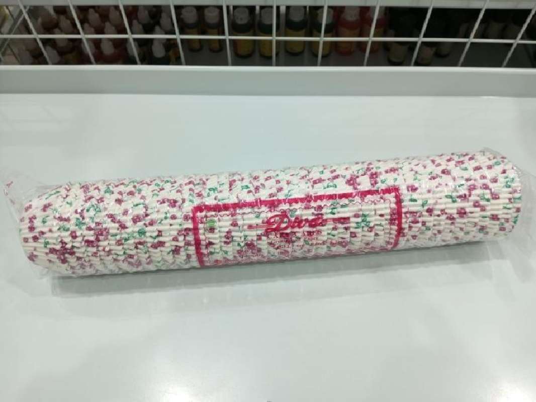 Jual DIVA KERTAS ROTI CAKE CASES 14 X 7,8 CM ANEKA WARNA & MOTIF / ROLL ...