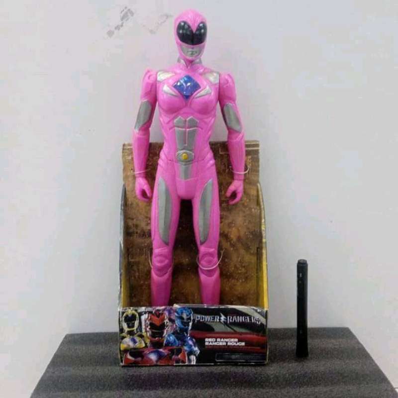Jual Power rangers pink Ranger Tinggi 20inch (51cm) Bahan vinyl ...