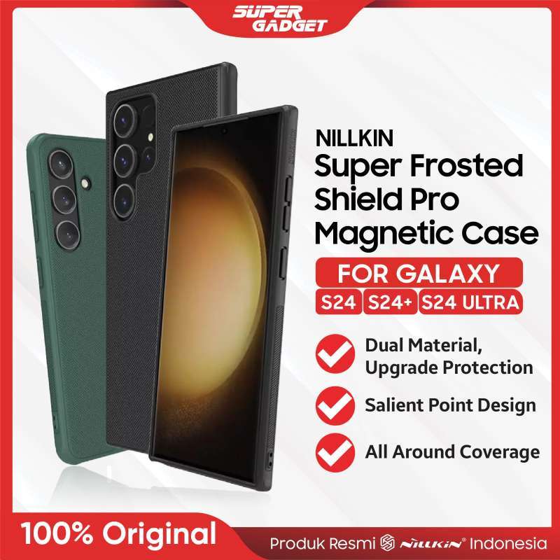 Jual Case Nillkin Frosted Shield Pro Samsung Galaxy S24 Ultra S24+ Casing di Seller Super Gadget ...