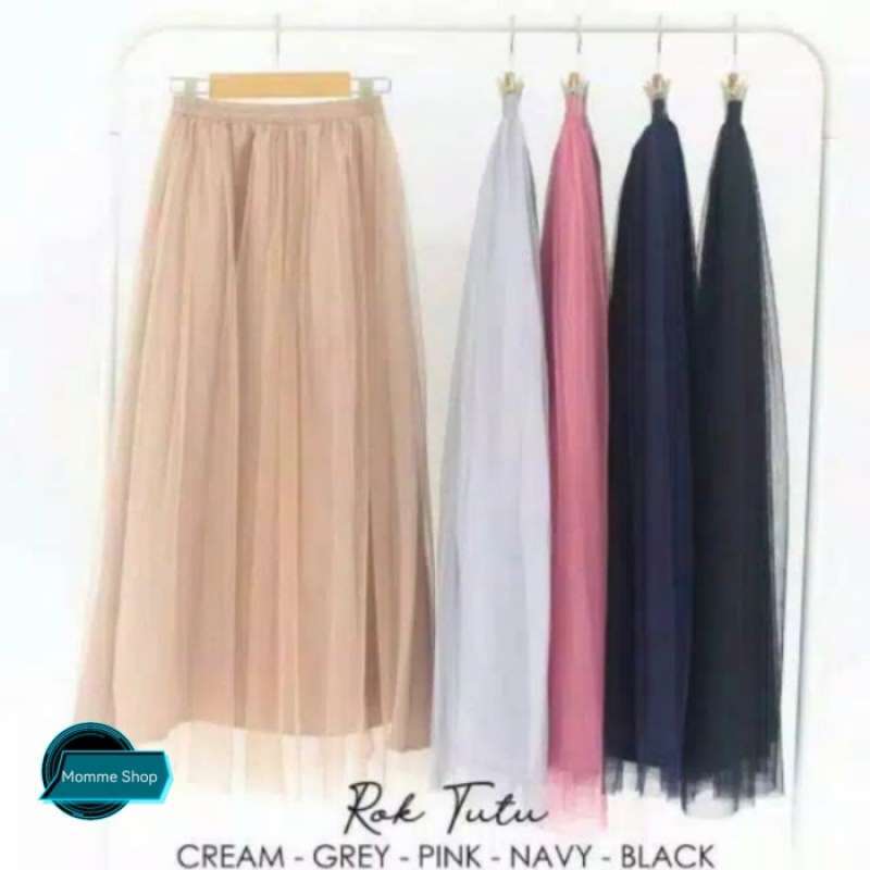 Promo ROK TUTU DEWASA PENDEK FIT XXL PREMIUM - Putih - Hitam Diskon 2% ...