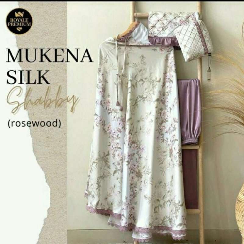 Jual Mukena Royale Premium Silk Shabby Mix Calluna - Shabby Sky Blue Di ...