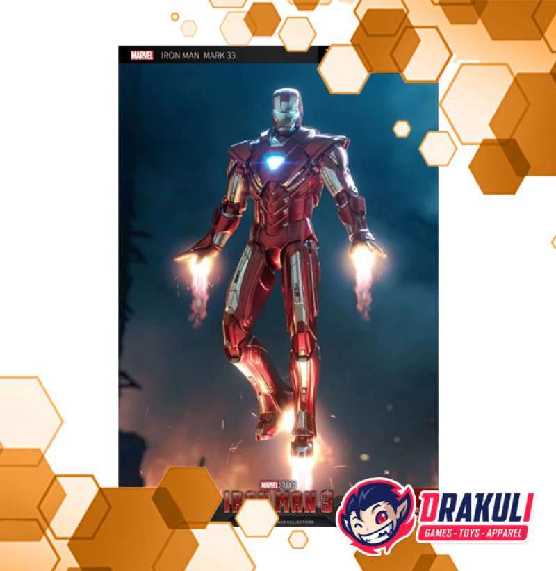 Jual ZD Toys Iron Man 3 1/10 Iron Man Mark 33 di Seller Drakuli Games ...