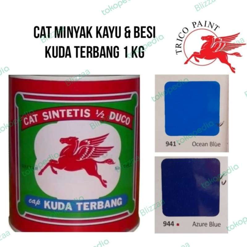 Promo Cat Kuda Terbang 941 Ocean Blue Cat Kuda Terbang 944 Azure Blue ...