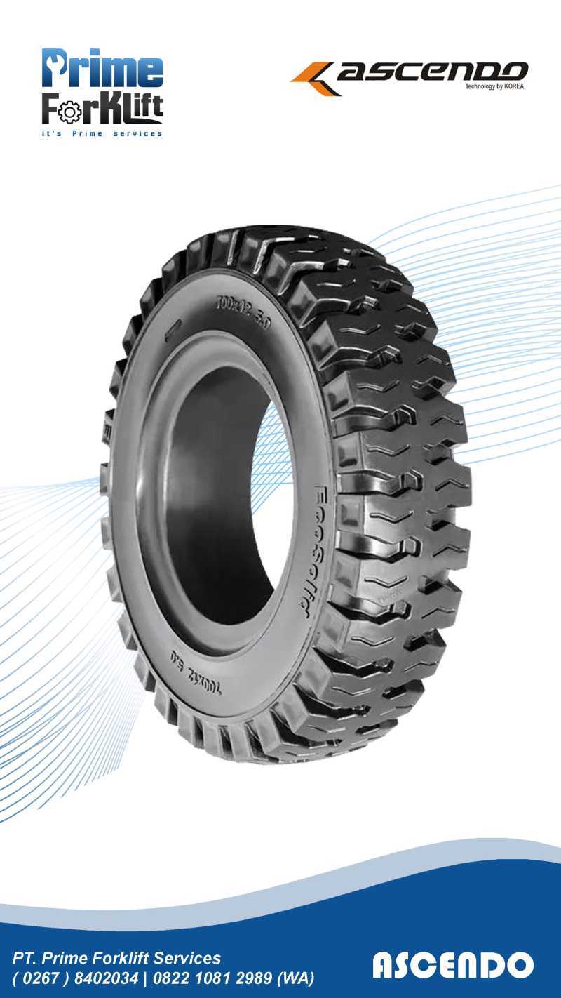 Jual Ban Forklift Solid Ascendo 600-9 Di Seller Distributor Ban Forklift - Jl Raya Kosambi 2 No ...