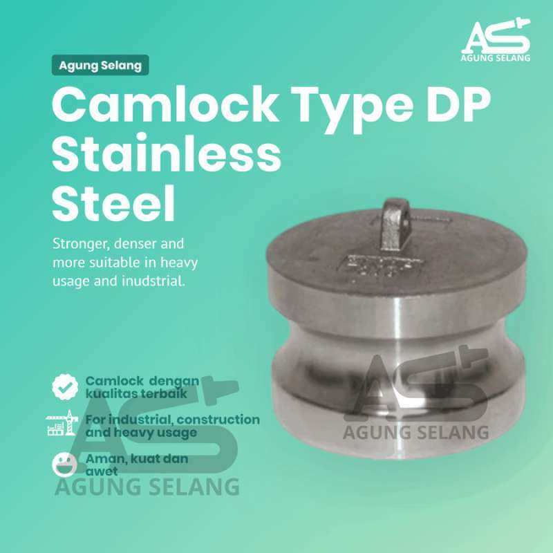 Jual Camlock Stainless Steel type DP 2inch Tipe DP200 CAMLOCK Dust Plug 2 di Seller Sentosa ...