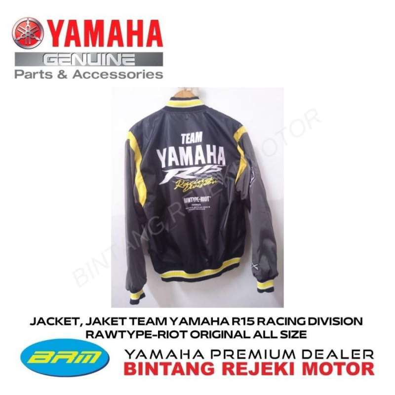 Jual JACKET, JAKET TEAM YAMAHA R15 RACING DIVISION RAWTYPE-RIOT ORIGINAL di Seller BINTANG ...