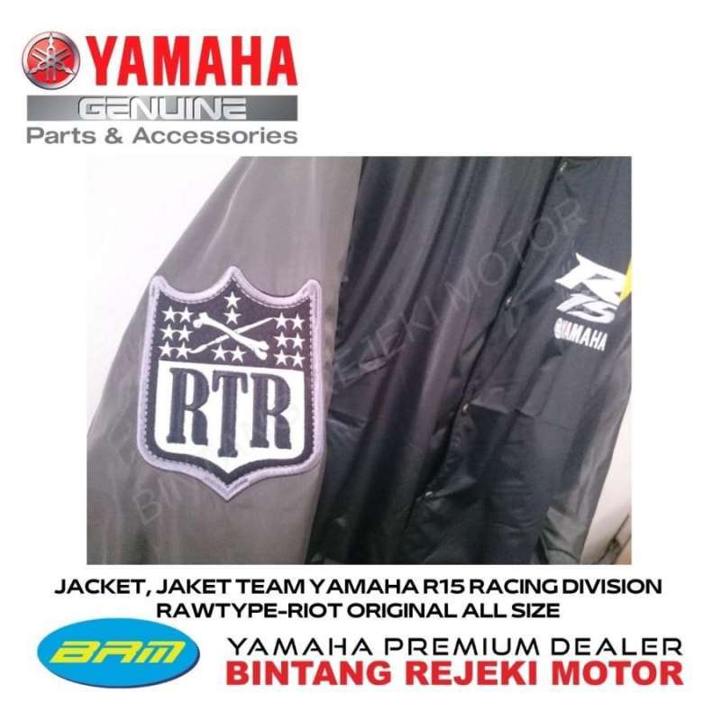 Jual JACKET, JAKET TEAM YAMAHA R15 RACING DIVISION RAWTYPE-RIOT ...