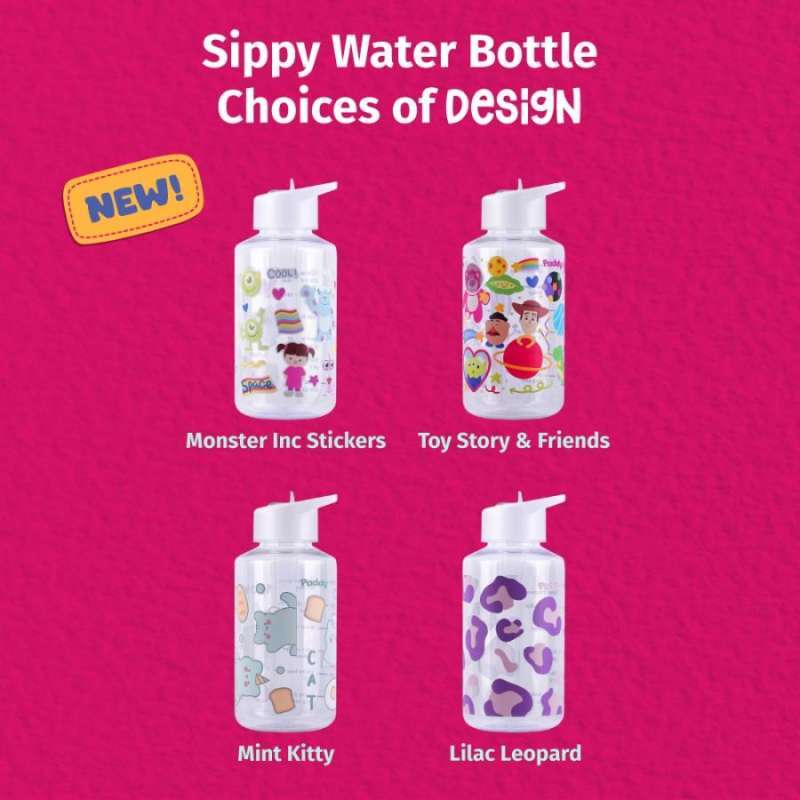 Jual Paddy Sippy Water Bottle - Tumbler Botol Air Minum 1L Lucu - NPT ...