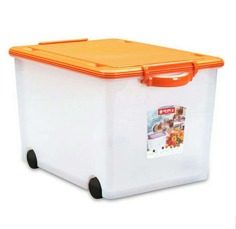 Promo kotak plastik / box container vigo 50 liter lion star (gojek only ...