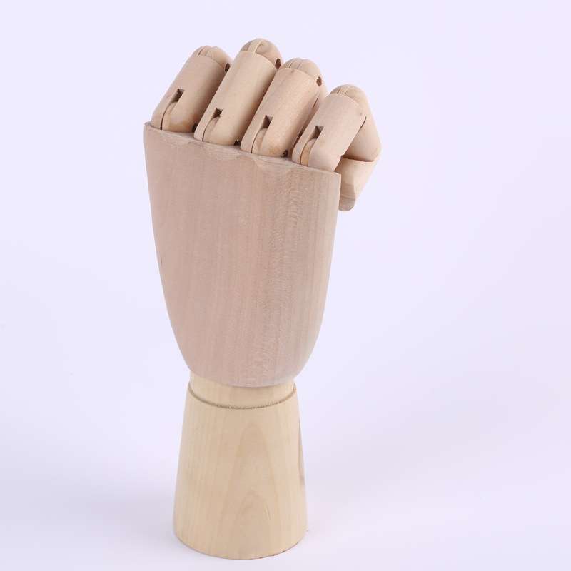 Promo Manekin Tangan Kayu 10In Wooden Hand Patung Jari Tangan Kiri Dan ...