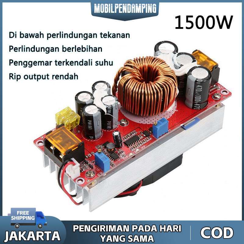 Promo 【Kiriman Hari Yang Sama】1500W 30A DC-DC DC Constant Voltage Constant Current Boost ...