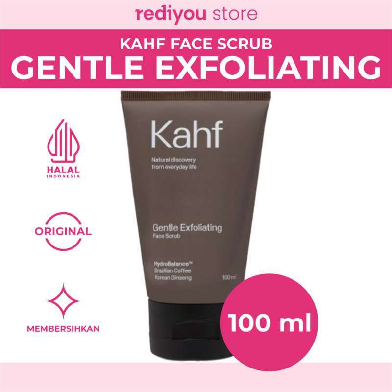 Promo Kahf Face Scrub - Gentle Exfoliating 100 ml - Scrub Wajah Pria ... Promo Kahf Face Scrub - Gentle Exfoliating 100 ml - Scrub Wajah Pria ...