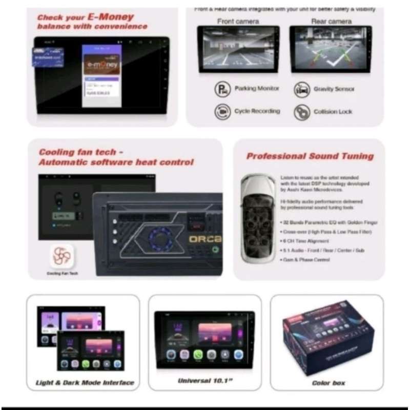 Promo head unit android 9 inch orca pro plus gen 2 adr-9989 voice c - 9 Inch Diskon 29% di ...