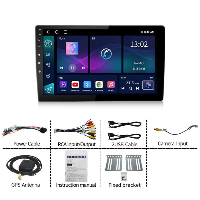Promo ESSGOO Head Unit 10 Inch Android 12 Double Din Universal 2G R ...